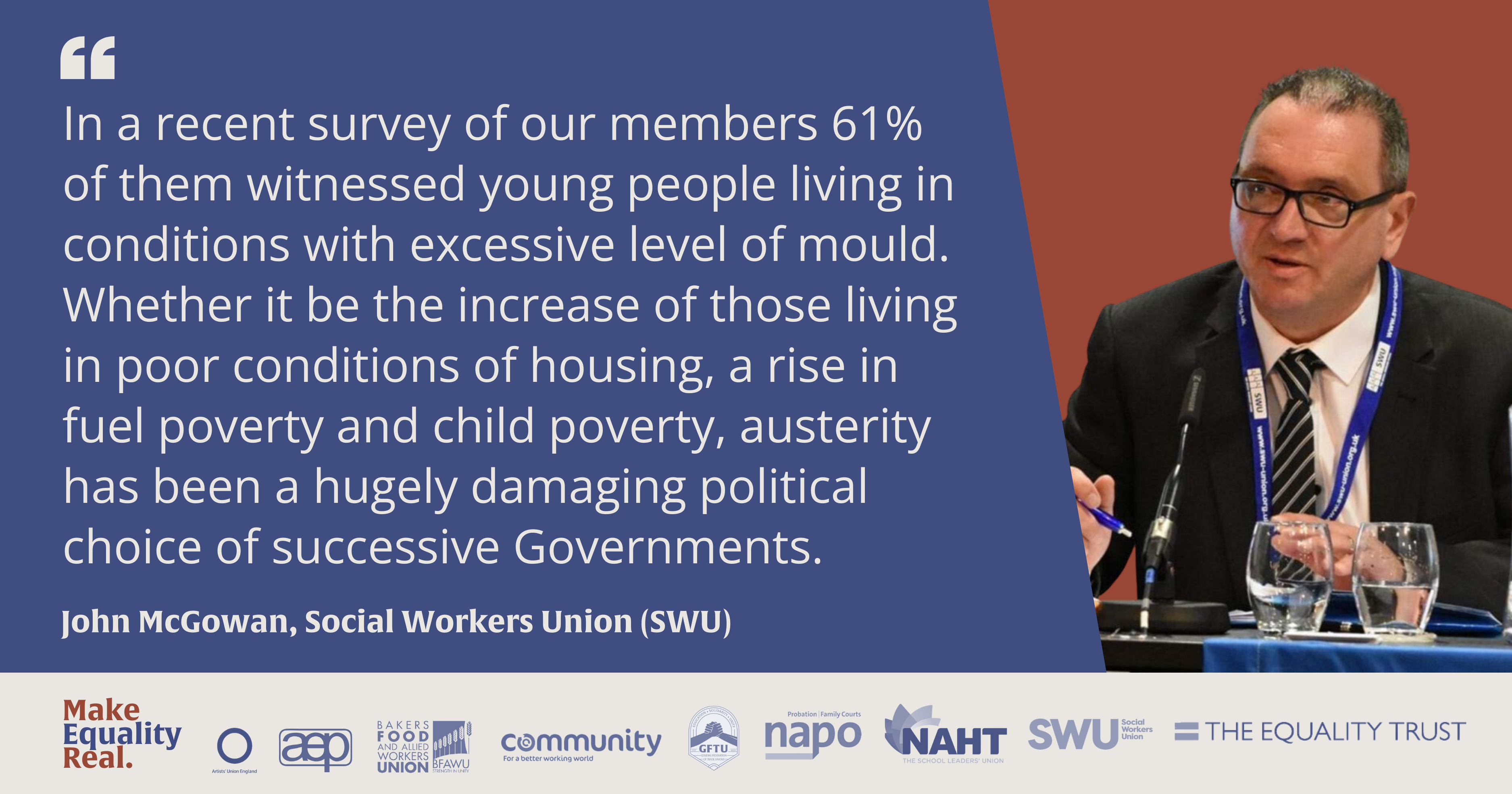 GFTU launches the Make Equality Real campaign calling for the inclusion ...